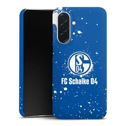 DeinDesign Galaxy A36 5G Handy Premium Case Smartphone Handyh&uuml;lle Schutzh&uuml;lle matt S04 Fc Schalke 04 Logo Premium Case