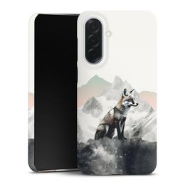 DeinDesign Galaxy A36 5G Handy Premium Case Smartphone Handyh&uuml;lle Schutzh&uuml;lle matt Nature Mountain Fox Premium Case