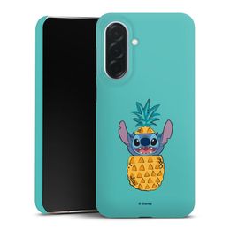 DeinDesign Galaxy A36 5G Handy Premium Case Smartphone Handyh&uuml;lle Schutzh&uuml;lle matt Disney Lilo & Stitch Pineapple Premium Case