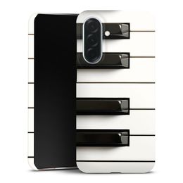 DeinDesign Galaxy A36 5G Handy Premium Case Smartphone Handyh&uuml;lle Schutzh&uuml;lle matt Klavier Music Piano Premium Case