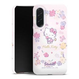 DeinDesign Galaxy A36 5G Handy Premium Case Smartphone Handyh&uuml;lle Schutzh&uuml;lle matt Water Colour Hello Kitty Merchandise Premium Case