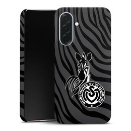DeinDesign Galaxy A36 5G Handy Premium Case Smartphone Handyh&uuml;lle Schutzh&uuml;lle matt Zebra Msv Duisburg Muster Premium Case