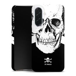 DeinDesign Galaxy A36 5G Handy Premium Case Smartphone Handyh&uuml;lle Schutzh&uuml;lle matt Totenkopf Fc St. Pauli Official Licensed Product Premium Case
