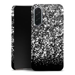 DeinDesign Galaxy A36 5G Handy Premium Case Smartphone Handyh&uuml;lle Schutzh&uuml;lle matt Muster Snowflake Glitzer Premium Case
