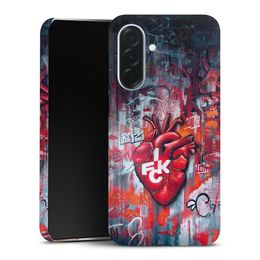 DeinDesign Galaxy A36 5G Handy Premium Case Smartphone Handyh&uuml;lle Schutzh&uuml;lle matt 1. Fck 1. Fc Kaiserslautern Heart Premium Case