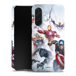 DeinDesign Galaxy A36 5G Handy Premium Case Smartphone Handyh&uuml;lle Schutzh&uuml;lle matt Marvel Avengers Official Licensed Product Premium Case