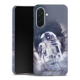 DeinDesign Galaxy A36 5G Handy Premium Case Smartphone Handyh&uuml;lle Schutzh&uuml;lle matt Robot Merchandise Star Wars Premium Case