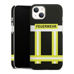 DeinDesign iPhone 13 Handy Premium Case Smartphone Handyh&uuml;lle Schutzh&uuml;lle matt Fire Fighters Job Fire Fighter Premium Case