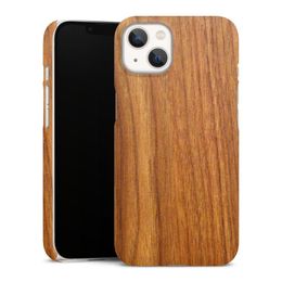 DeinDesign iPhone 13 Handy Premium Case Smartphone Handyh&uuml;lle Schutzh&uuml;lle matt Larch Wood Wooden Look Premium Case
