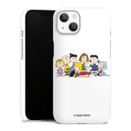 DeinDesign iPhone 13 Handy Premium Case Smartphone Handyh&uuml;lle Schutzh&uuml;lle matt Peanuts Kindheit Merchandise Premium Case