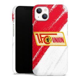 DeinDesign iPhone 13 Handy Premium Case Smartphone Handyh&uuml;lle Schutzh&uuml;lle matt 1. Fc Union Berlin Logo Official Licensed Product Premium Case