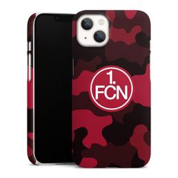 DeinDesign iPhone 13 Handy Premium Case Smartphone Handyh&uuml;lle Schutzh&uuml;lle matt Logo 1. Fcn 1. Fc N&uuml;rnberg Premium Case