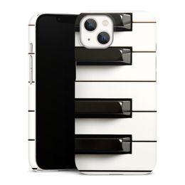 DeinDesign iPhone 13 Handy Premium Case Smartphone Handyh&uuml;lle Schutzh&uuml;lle matt Klavier Music Piano Premium Case