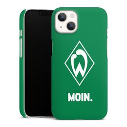 DeinDesign iPhone 13 Handy Premium Case Smartphone Handyh&uuml;lle Schutzh&uuml;lle matt Moin Official Licensed Product Sv Werder Bremen Premium Case