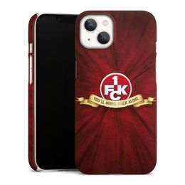 DeinDesign iPhone 13 Handy Premium Case Smartphone Handyh&uuml;lle Schutzh&uuml;lle matt Logo Official Licensed Product 1. Fc Kaiserslautern Premium Case