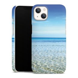 DeinDesign iPhone 13 Handy Premium Case Smartphone Handyh&uuml;lle Schutzh&uuml;lle matt Urlaub Sky Ocean Premium Case