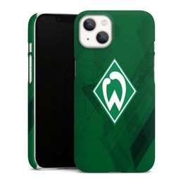DeinDesign iPhone 13 Handy Premium Case Smartphone Handyh&uuml;lle Schutzh&uuml;lle matt Sv Werder Bremen Official Licensed Product Coat Of Arms Premium Case