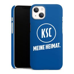 DeinDesign iPhone 13 Handy Premium Case Smartphone Handyh&uuml;lle Schutzh&uuml;lle matt Karlsruher Sc Statement Ksc Premium Case