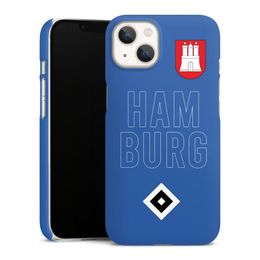 DeinDesign iPhone 13 Handy Premium Case Smartphone Handyh&uuml;lle Schutzh&uuml;lle matt Official Licensed Product Hamburg Hamburger Sv Premium Case