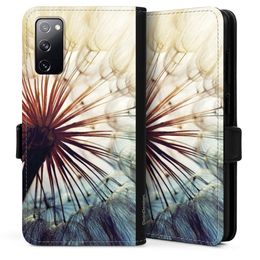 DeinDesign Galaxy S20 Handy Klapph&uuml;lle Handyh&uuml;lle aus Kunst Leder schwarz Flip Case Dandelion Photography Flowers Sideflip mit Lasche