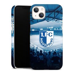DeinDesign iPhone 13 Handy Premium Case Smartphone Handyh&uuml;lle Schutzh&uuml;lle matt Stadium 1. Fcm 1. Fc Magdeburg Premium Case