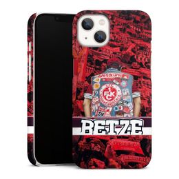 DeinDesign iPhone 13 Handy Premium Case Smartphone Handyh&uuml;lle Schutzh&uuml;lle matt Official Licensed Product 1. Fc Kaiserslautern 1. Fck Premium Case