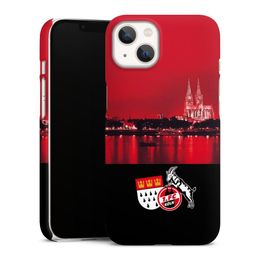 DeinDesign iPhone 13 Handy Premium Case Smartphone Handyh&uuml;lle Schutzh&uuml;lle matt 1. Fc K&ouml;ln Skyline Official Licensed Product Premium Case