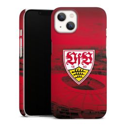 DeinDesign iPhone 13 Handy Premium Case Smartphone Handyh&uuml;lle Schutzh&uuml;lle matt Vfb Stuttgart Official Licensed Product Stadium Premium Case