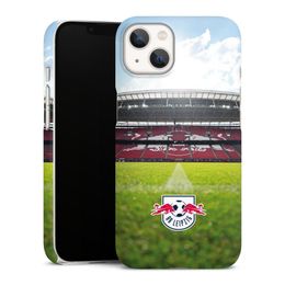 DeinDesign iPhone 13 Handy Premium Case Smartphone Handyh&uuml;lle Schutzh&uuml;lle matt Stadium Rb Leipzig Official Licensed Product Premium Case