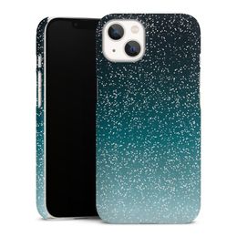 DeinDesign iPhone 13 Handy Premium Case Smartphone Handyh&uuml;lle Schutzh&uuml;lle matt Glitzer Sky Star Premium Case