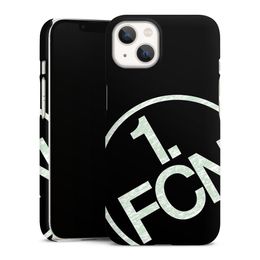DeinDesign iPhone 13 Handy Premium Case Smartphone Handyh&uuml;lle Schutzh&uuml;lle matt Logo 1. Fcn 1. Fc N&uuml;rnberg Premium Case