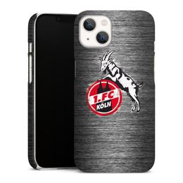 DeinDesign iPhone 13 Handy Premium Case Smartphone Handyh&uuml;lle Schutzh&uuml;lle matt Official Licensed Product Metallic Look 1. Fc K&ouml;ln Premium Case