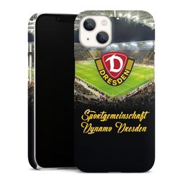DeinDesign iPhone 13 Handy Premium Case Smartphone Handyh&uuml;lle Schutzh&uuml;lle matt Sg Dynamo Dresden Sgd Official Licensed Product Premium Case