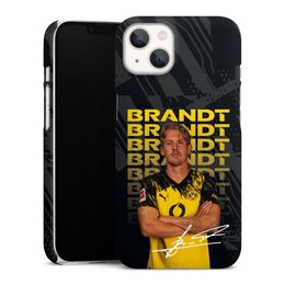 DeinDesign iPhone 13 Handy Premium Case Smartphone Handyh&uuml;lle Schutzh&uuml;lle matt Julian Brandt Bvb Borussia Dortmund Premium Case