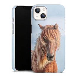 DeinDesign iPhone 13 Handy Premium Case Smartphone Handyh&uuml;lle Schutzh&uuml;lle matt Animals Animal Look Horse Premium Case