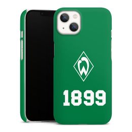 DeinDesign iPhone 13 Handy Premium Case Smartphone Handyh&uuml;lle Schutzh&uuml;lle matt Sv Werder Bremen Official Licensed Product Statement Premium Case