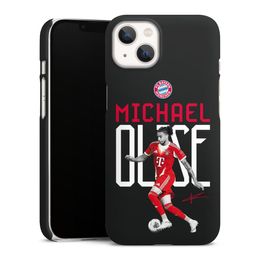 DeinDesign iPhone 13 Handy Premium Case Smartphone Handyh&uuml;lle Schutzh&uuml;lle matt Fc Bayern M&uuml;nchen Michael Olise Official Licensed Product Premium Case