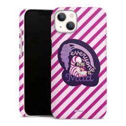 DeinDesign iPhone 13 Handy Premium Case Smartphone Handyh&uuml;lle Schutzh&uuml;lle matt Disney Grinning Cat Alice In Wonderland Premium Case