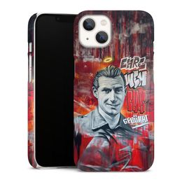 DeinDesign iPhone 13 Handy Premium Case Smartphone Handyh&uuml;lle Schutzh&uuml;lle matt 1. Fc Kaiserslautern 1. Fck Fritz Walter Premium Case