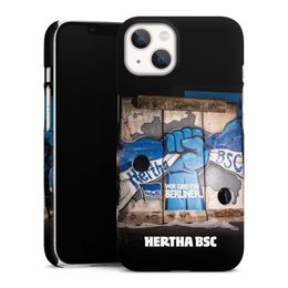 DeinDesign iPhone 13 Handy Premium Case Smartphone Handyh&uuml;lle Schutzh&uuml;lle matt Hertha Bsc Wall Official Licensed Product Premium Case