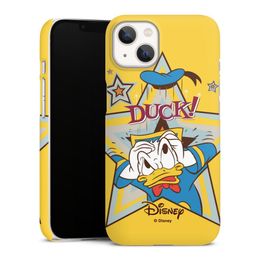 DeinDesign iPhone 13 Handy Premium Case Smartphone Handyh&uuml;lle Schutzh&uuml;lle matt Donald Duck Disney Official Licensed Product Premium Case