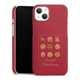 DeinDesign iPhone 13 Handy Premium Case Smartphone Handyh&uuml;lle Schutzh&uuml;lle matt Merchandise Fc Bayern M&uuml;nchen Fcb 125 Jahre Premium Case