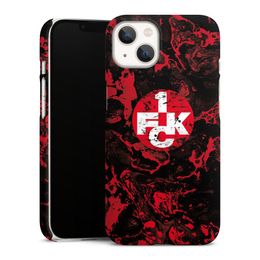 DeinDesign iPhone 13 Handy Premium Case Smartphone Handyh&uuml;lle Schutzh&uuml;lle matt 1. Fc Kaiserslautern 1. Fck Logo Premium Case
