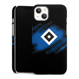 DeinDesign iPhone 13 Handy Premium Case Smartphone Handyh&uuml;lle Schutzh&uuml;lle matt Official Licensed Product Hsv Hamburger Sv Premium Case