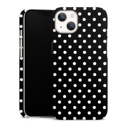 DeinDesign iPhone 13 Handy Premium Case Smartphone Handyh&uuml;lle Schutzh&uuml;lle matt Retro Points Polka Dots Premium Case