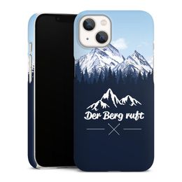 DeinDesign iPhone 13 Handy Premium Case Smartphone Handyh&uuml;lle Schutzh&uuml;lle matt Wanderlust Sky Mountain Premium Case