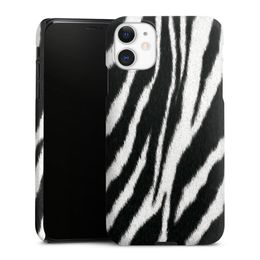 DeinDesign iPhone 11 Handy Premium Case Smartphone Handyh&uuml;lle Schutzh&uuml;lle matt Fur Muster Zebra Premium Case