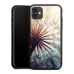 DeinDesign iPhone 11 Handy Premium Silikon H&uuml;lle Handyh&uuml;lle schwarz Case Photography Flowers Dandelion Silikon Premium Case