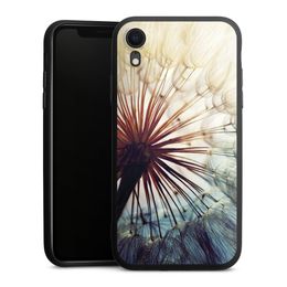 DeinDesign iPhone Xr Handy Premium Silikon H&uuml;lle Handyh&uuml;lle schwarz Case Photography Dandelion Flowers Silikon Premium Case