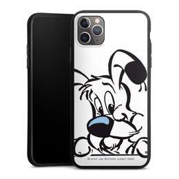 DeinDesign iPhone 11 Pro Max Handy Premium Silikon H&uuml;lle Handyh&uuml;lle schwarz Case Official Licensed Product Comic Idefix Silikon Premium Case